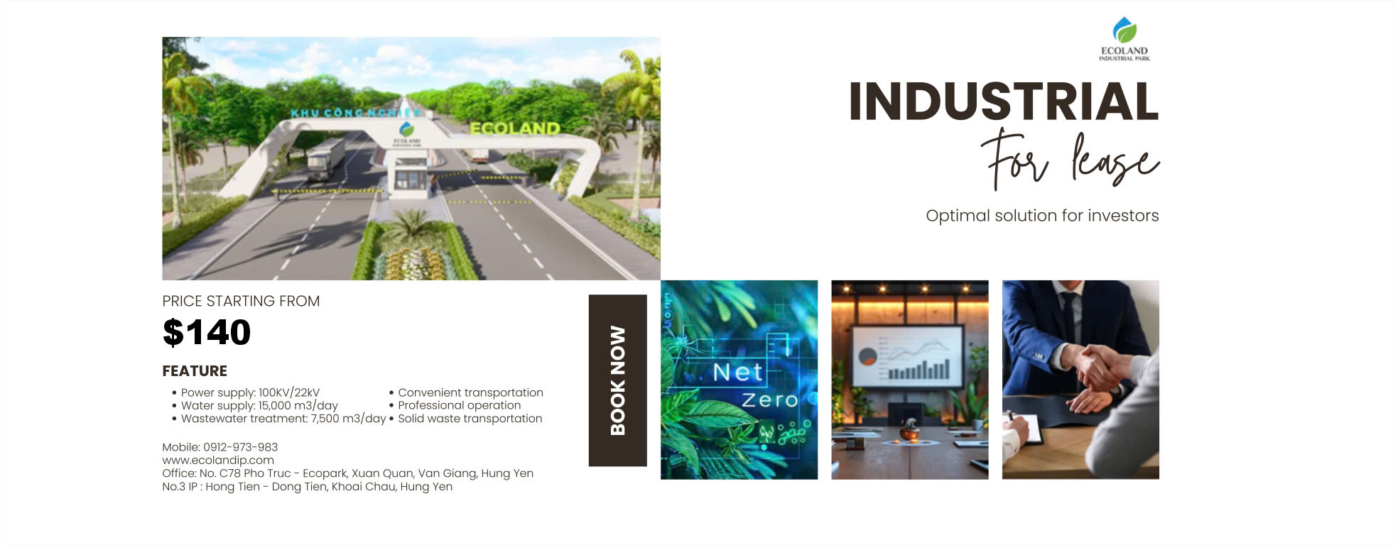 CÔNG TY CỔ PHẦN QUẢN LÝ KHU CÔNG NGHIỆP ECOLAND 3